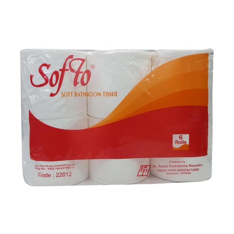 Promo Softo Tissue Toilet [6 Rolls] Diskon 11% di Seller Panca ...