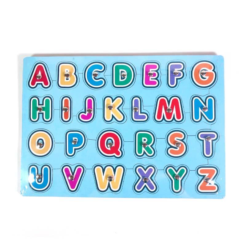 Jual Loving Shopz Alphabet Huruf Angka Gambar Kayu with Knob Besi di ...