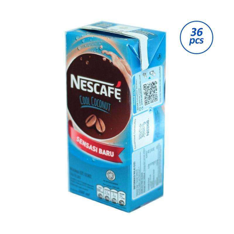 Jual Nescafe Cool Coconut Minuman Kopi [200 mL/ 36 pcs] di Seller Toko ...