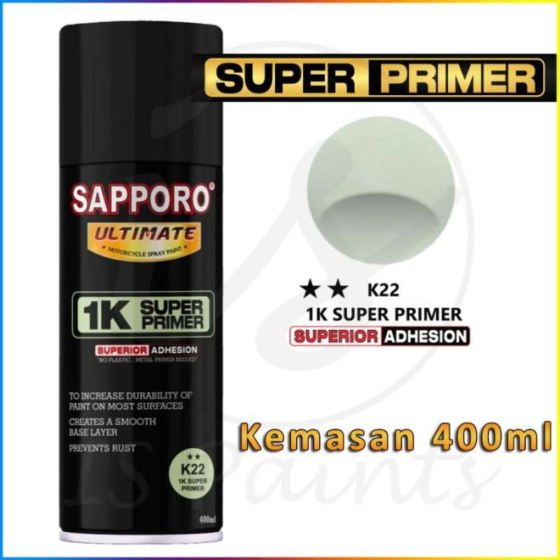 Jual Cat Aerosol Sapporo Ultimate K22 (1K Super Primer) @ 400 Cc Cat ...