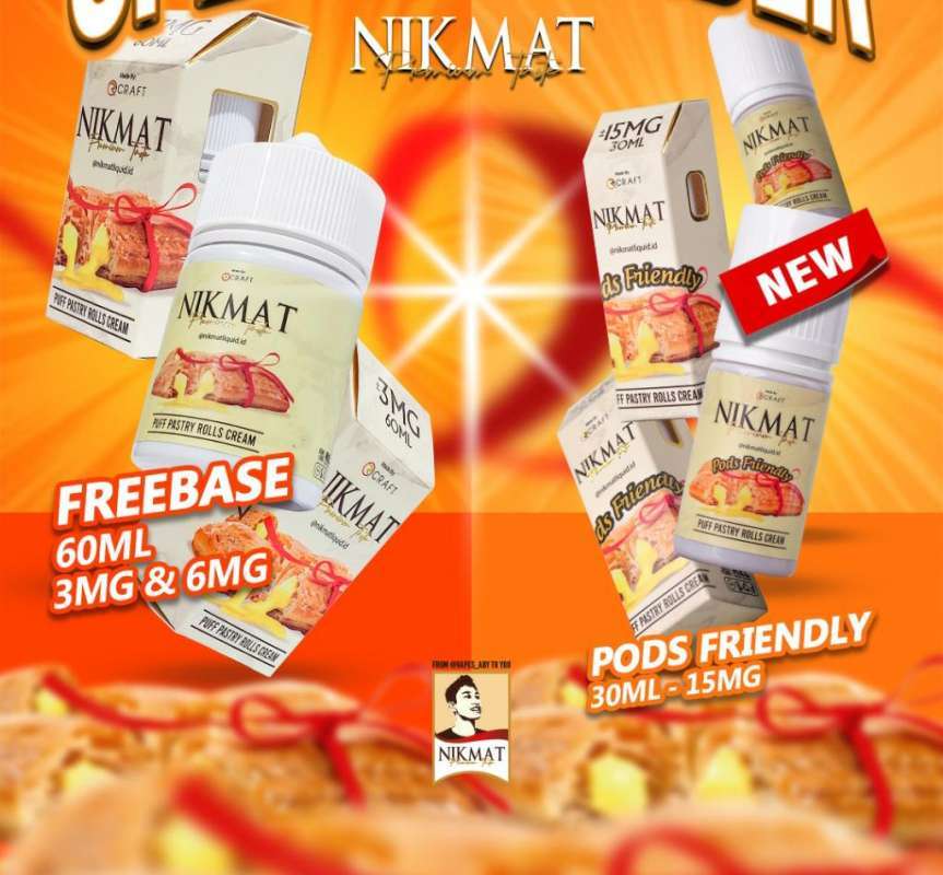 Jual Liquid Nikmat Puff Pastry Pods Friendly 30ml By Rcraft Di Seller ...