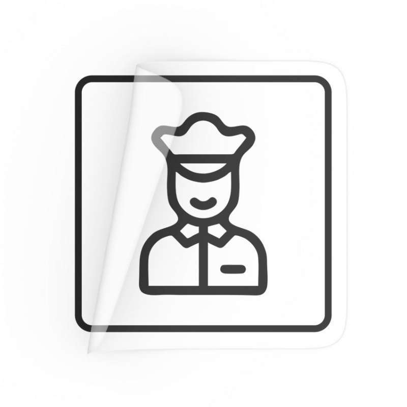 Jual Security Sign Sticker - Stiker Penanda Ruang Keamanan - Ruang ...