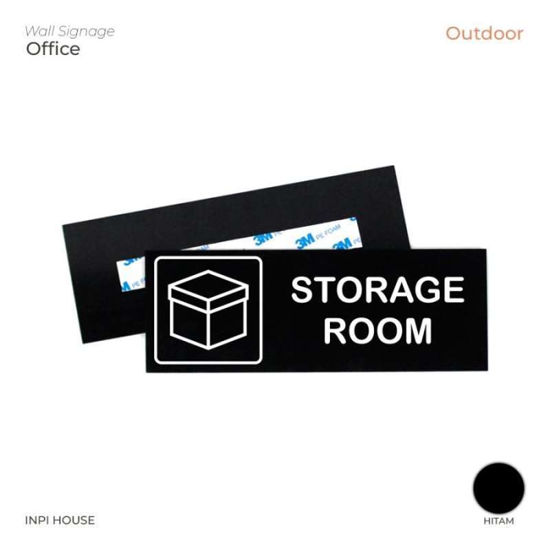 Jual Storage Room Signage - Logo Storage Room - Wall Sign - Ruang ...