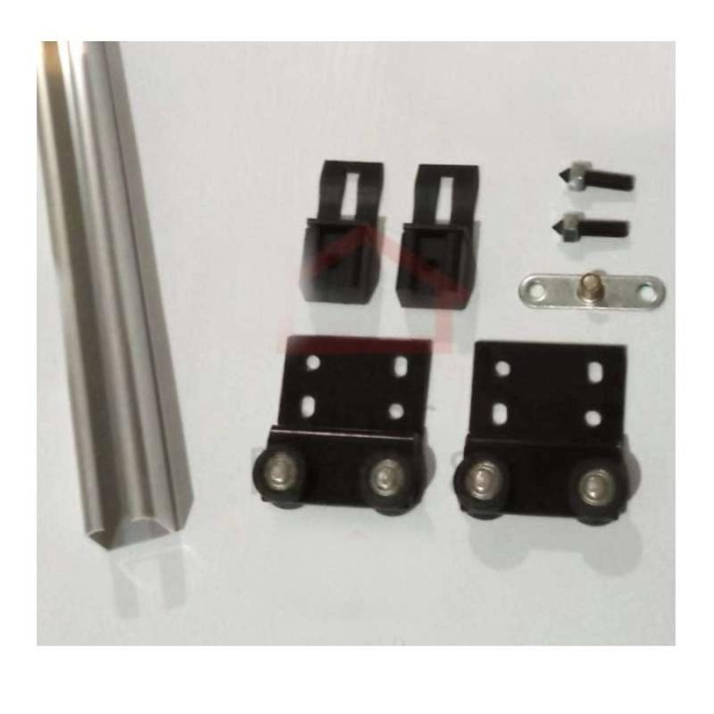 Jual Set Rel Sliding B004 Single 2 Mtr + Roda / Pintu Lemari Gantung Geser di Seller RUTH STORE ...