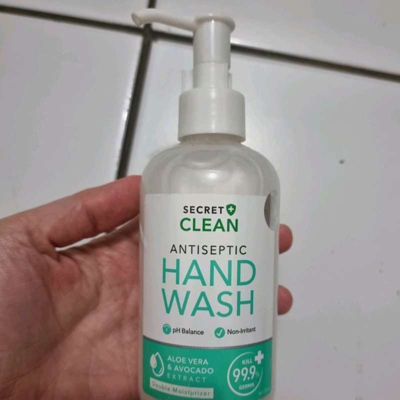 Jual (Secret Clean) Antiseptic Hand Wash Sabun Cair Cuci Tangan Isi 250 ...