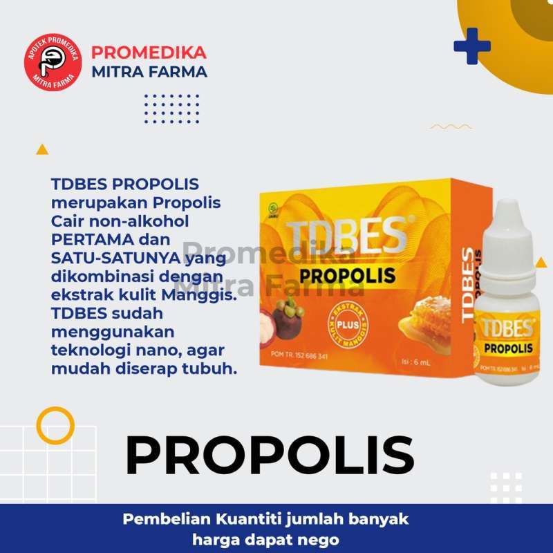 Jual TDBES Propolis 6 ml Drop/Botol / Obat Tetes Herbal Untuk Kesehatan ...