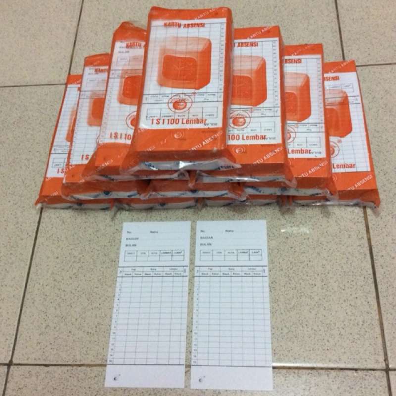 Jual Kartu Absensi Amano Original Harga Termurah Januari 2024 | Blibli
