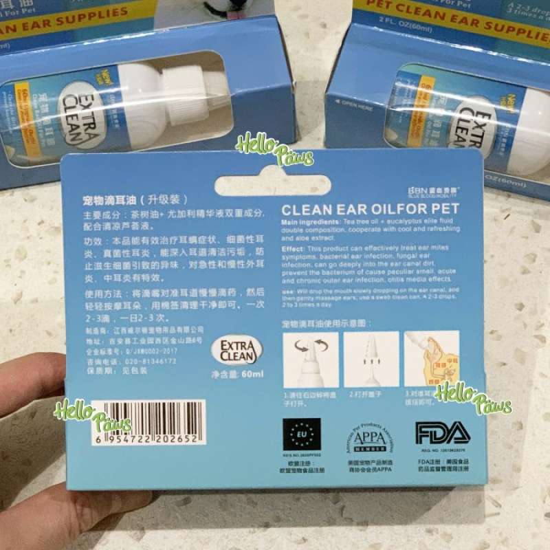 Jual Bbn Extra Clean / Clean Ear Oil For Pet - Pembersih Telinga Hewan ...