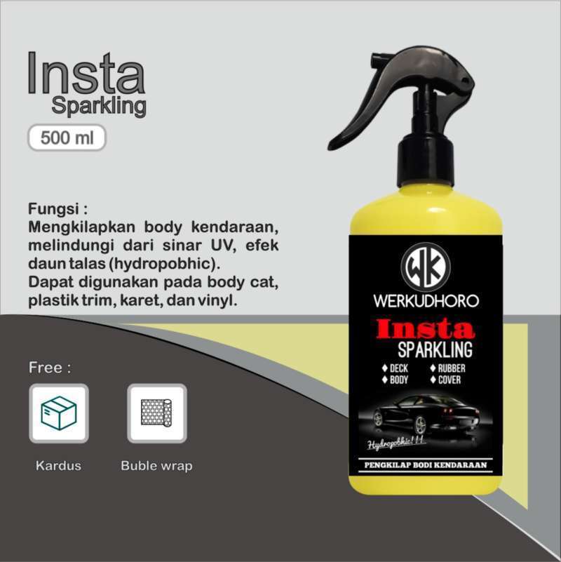 Promo Insta Sparkling 500 ml Pengkilap Mobil dan Motor terbaik Diskon 10% di Seller DSC auto ...