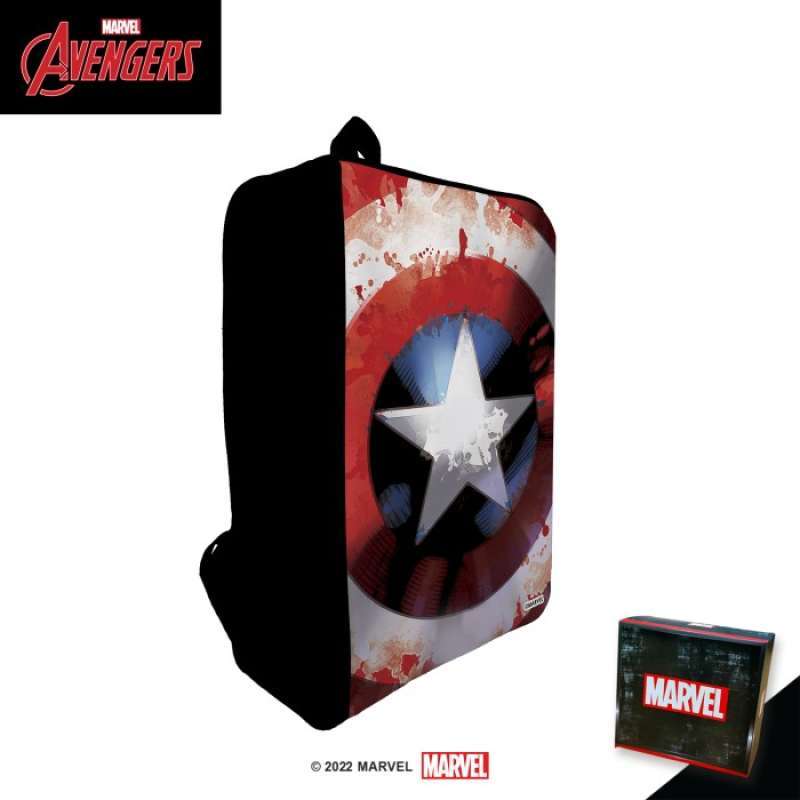 Promo Marvel Backpack Dewasa Shield Captain America Avengers MAV854 ...