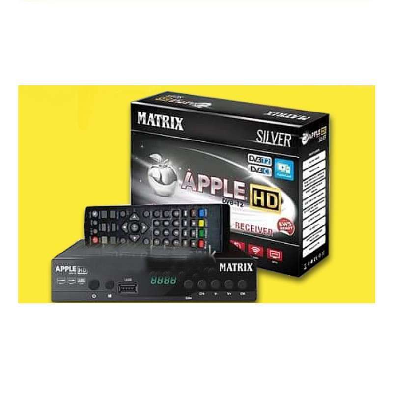 Jual Receiver Tv Set Top Box Matrix Silver Dvb T2 Stb Digital Original ...