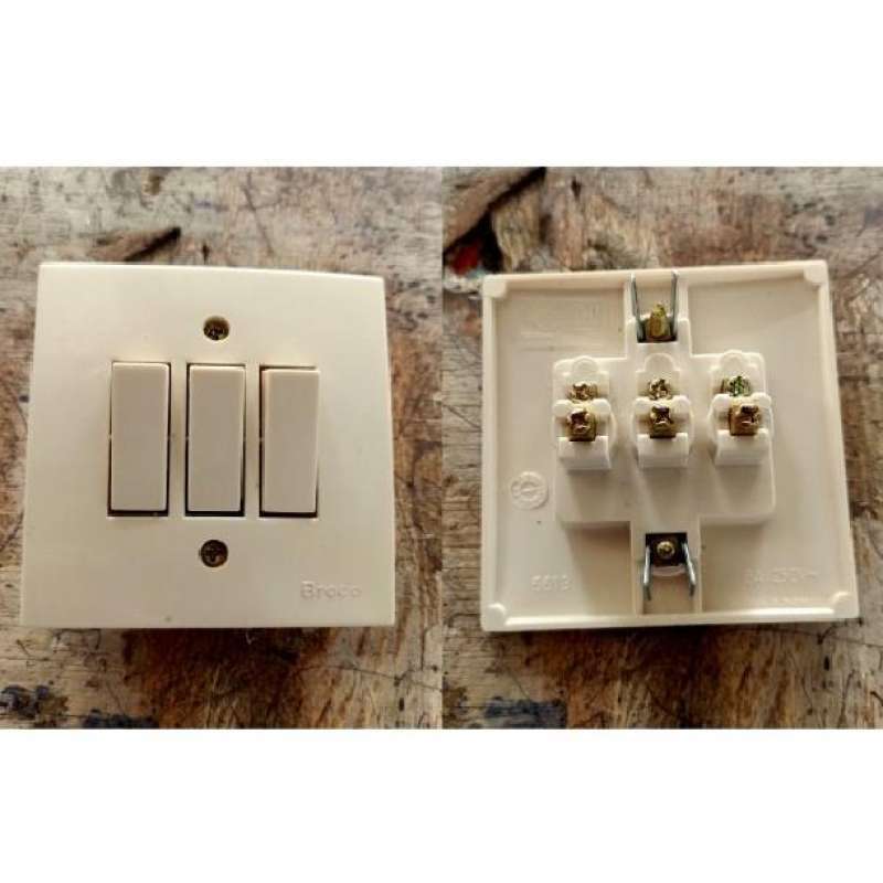 Jual Switch Saklar 3 Tombol 💯 Harga Murah & Kualitas Terbaik April 2026