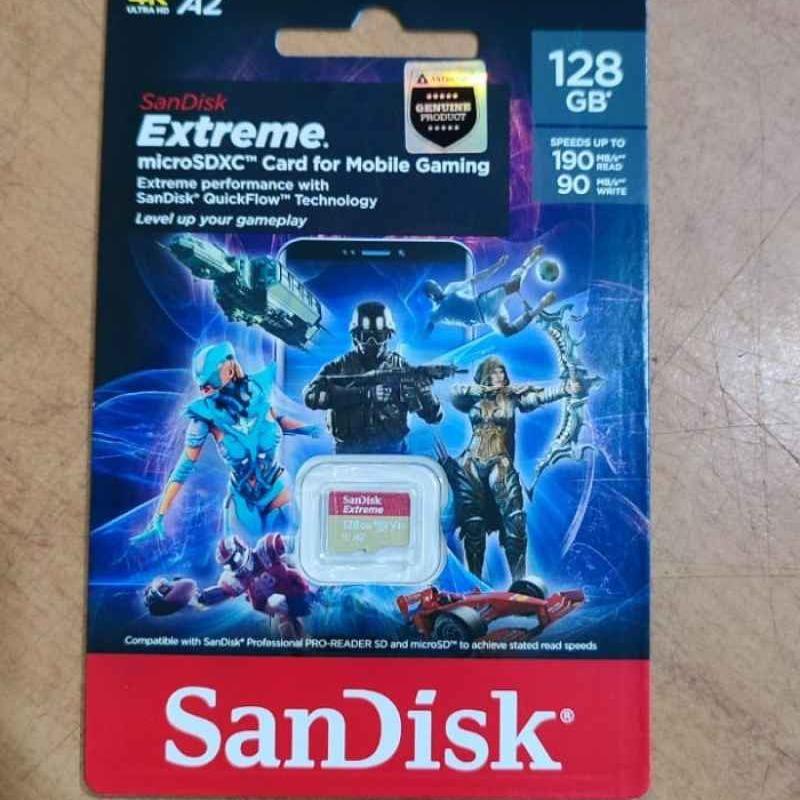 Promo SanDisk Extreme MicroSD Card 128GB A2 - 190MB/s Diskon 5% di Seller Sandisk Official Store ...