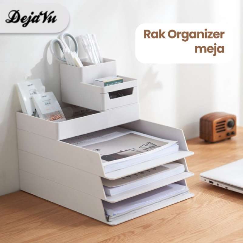 Jual Dejavu Rak Meja Organizer Tempat Dokumen Alat Kantor Stationery ...
