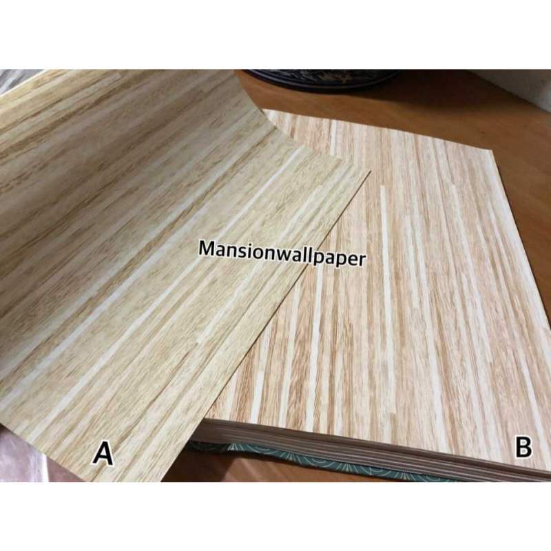 Jual Wallpaper Dinding Kayu Triplek Modern Minimalis Cream Coklat Abu