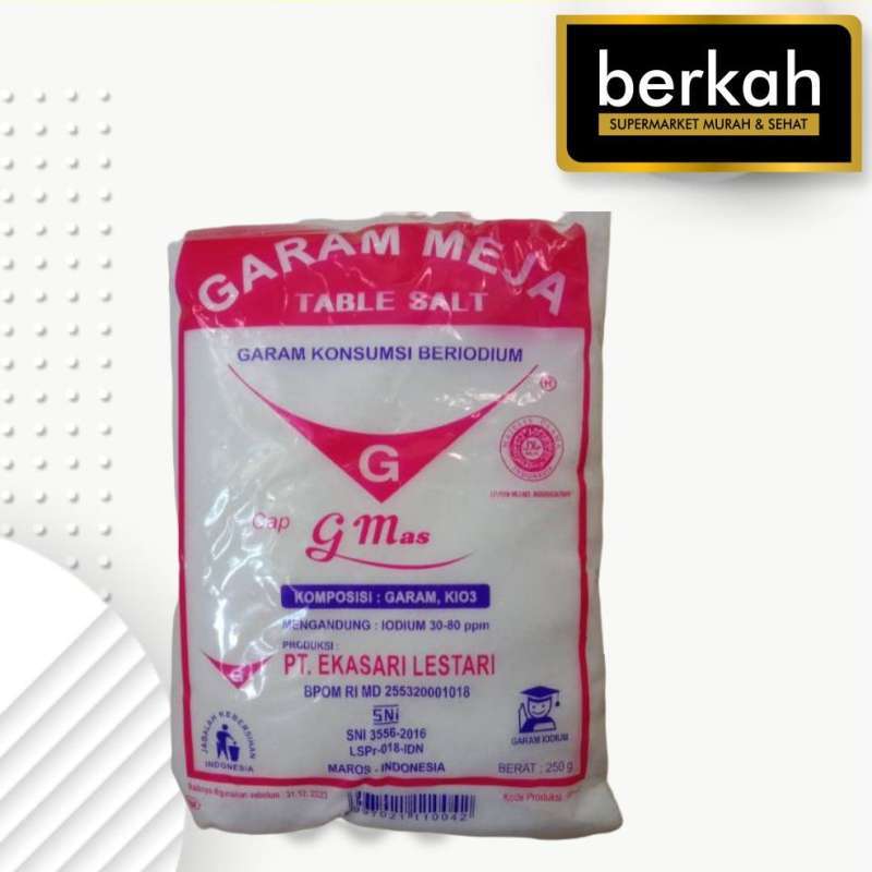 Jual GARUDA MAS GARAM HALUS 250 GRAM di Seller Berkah Supermarket ...