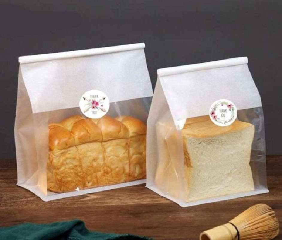 Jual Sticker Label Kemasan Kue Roti Thank You For Your Order/bake With ...