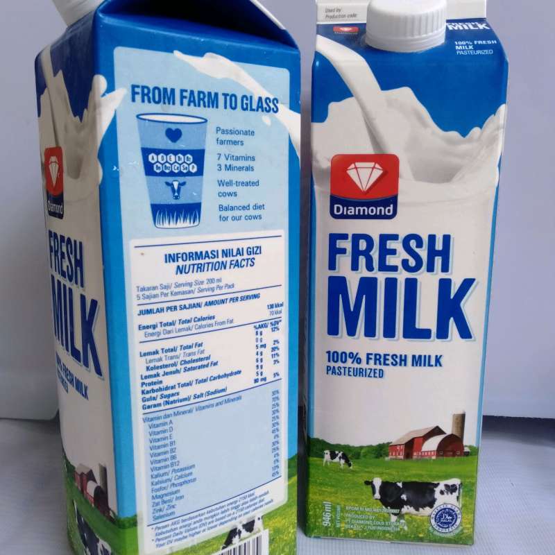 Promo Diamond Fresh Milk 946ml Diskon 21% di Seller camica shop - Paku ...