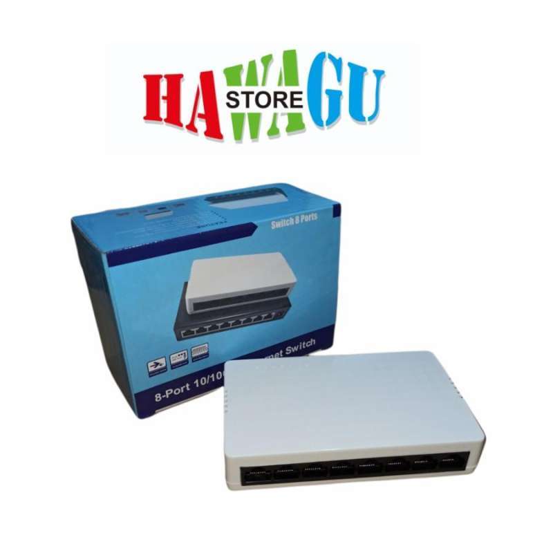 Jual Witch Hub 8 Port Ethernet Unmanaged Desktop Switch Internet 10 ...