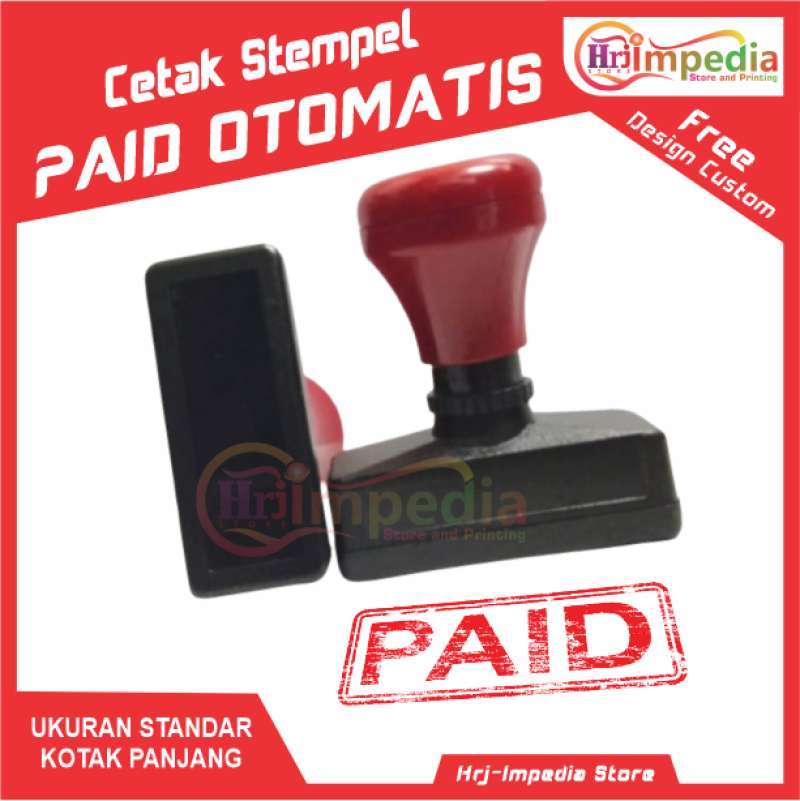 Jual Cetak Stempel Paid Otomatis Cetak Stempel Flash Stempel Otomatis ...
