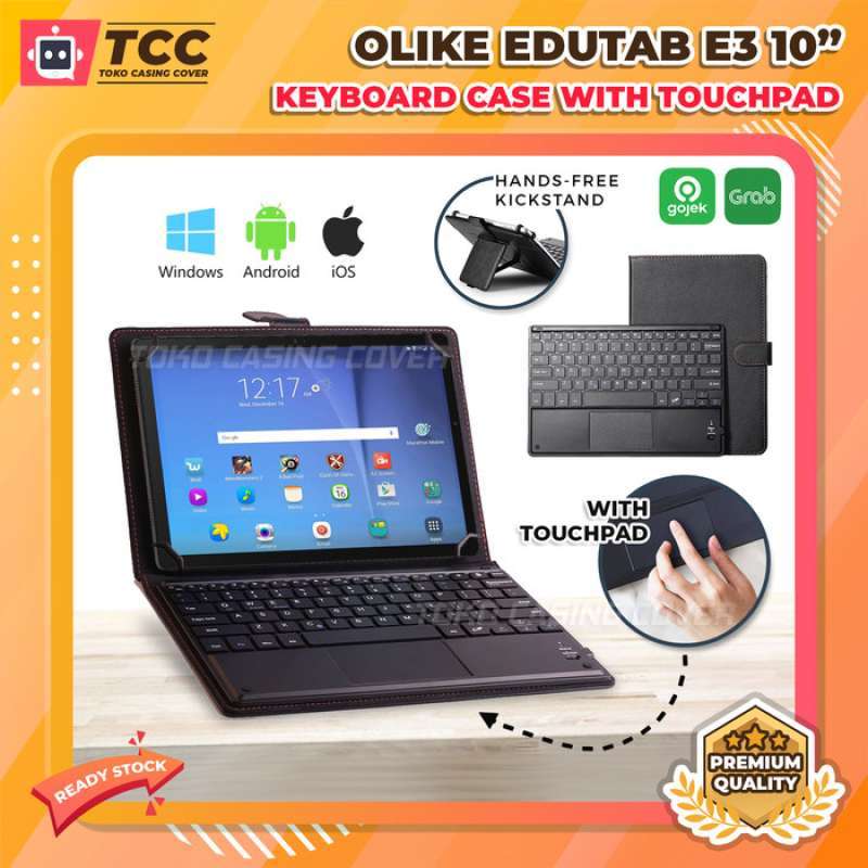 Promo Olike Edutab E3 10 Inch Keyboard Case Anak Flip Casing Touchpad ...