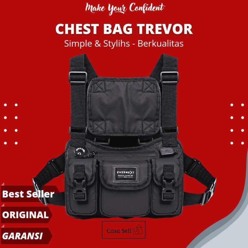 Jual Chest Bag Waterproof Pria Tas Rompi Dada Anti Air Premium Di ...