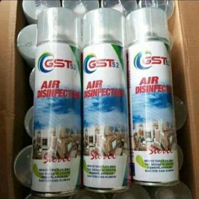 Jual Air Disinfectant GST52 500ml Harga 1 Dus isi 24 Btl Desinfektan Spray di Seller GARASI AUTO ...