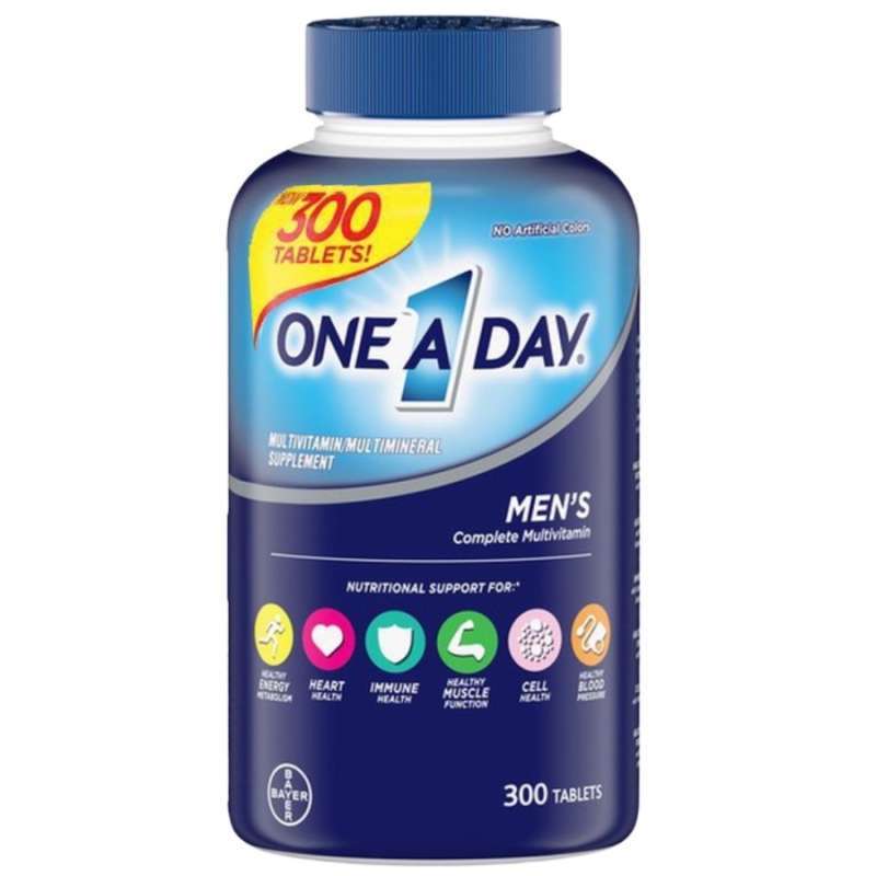 Jual One A Day Multivitamin For Men isi 300 Tablets (BAYER Product) di ...