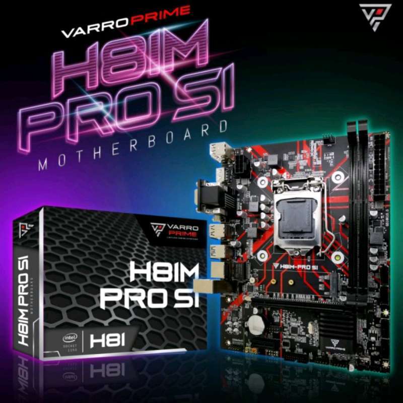 Jual Motherboard Gaming Varro H81 Pro Socket Lga 1150 Support Nvme Resmi Di Seller ...