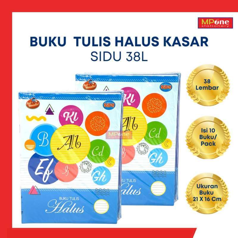 Jual (1 PACK)Buku Tulis Halus Kasar 38 Lembar / Buku Tulis Tegak ...