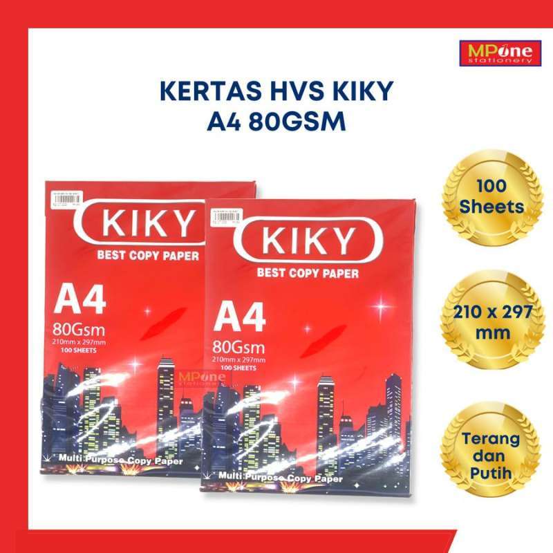 Jual Kertas HVS Kiky / Kertas HVS A4 Kiky / Kertas HVS A4 80GSM di ... Jual Kertas HVS Kiky / Kertas HVS A4 Kiky / Kertas HVS A4 80GSM di ...