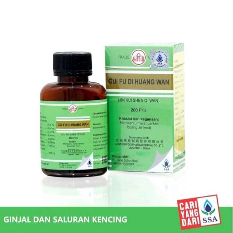 Promo Gui Fu Di Huang Wan Melancarkan Buang Air Kecil Jin Kui Shen Qi ...