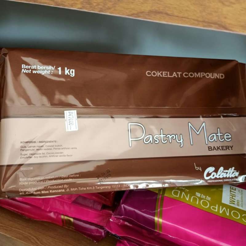 Jual Colatta Mate Bakery Pastry Dark Compound Chocolate 1 kg di Seller ...