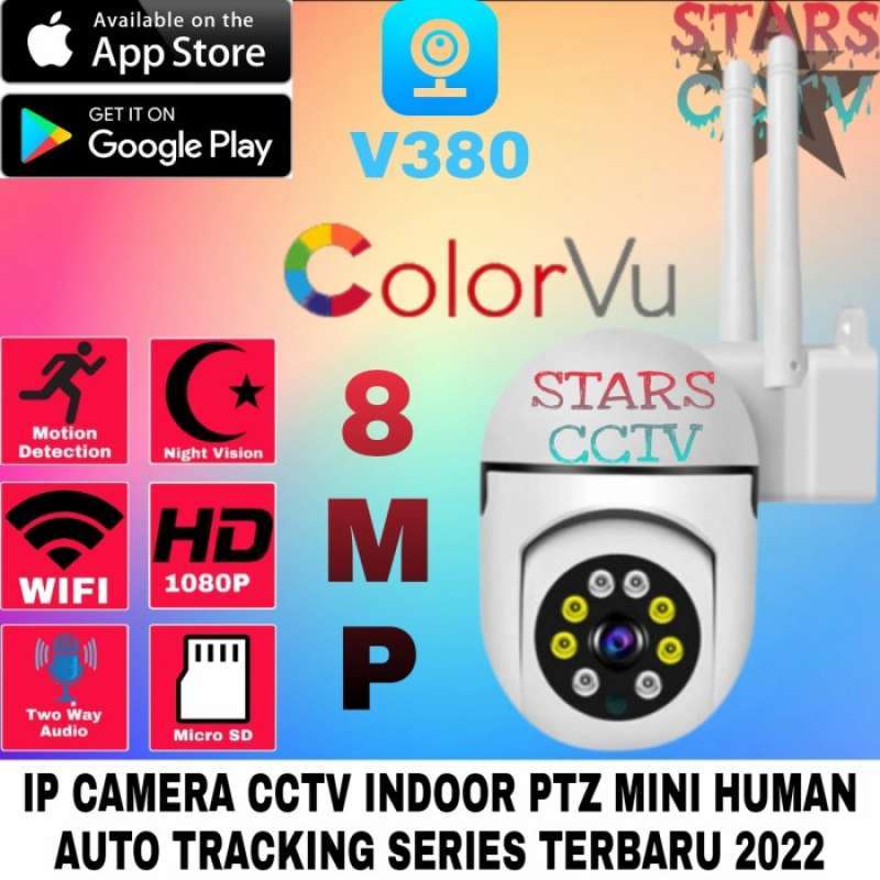 Promo OEM IP CAM CCTV HUMAN AUTO TRACKING V380 PRO TERBARU 5MP FULL HD ...