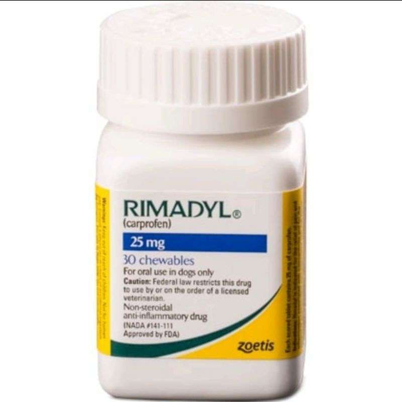 Promo Rimadyl Carprofen 25 Mg 60 Chewable Diskon 11% di Seller Allure ...