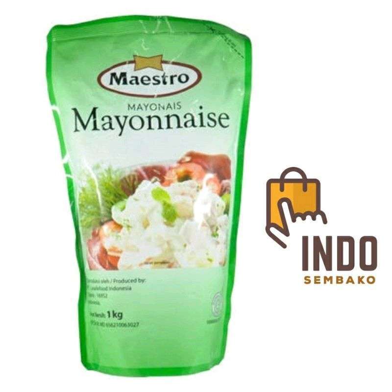 Jual Mayonnaise Maestro 1kg Pouch / Saus Mayo Maestro 1kg / Mayonnaise ...