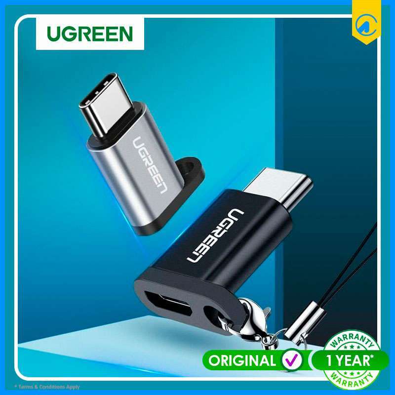 Jual Ugreen 50551 Micro USB input to USB Type C output Alumunium Case ...