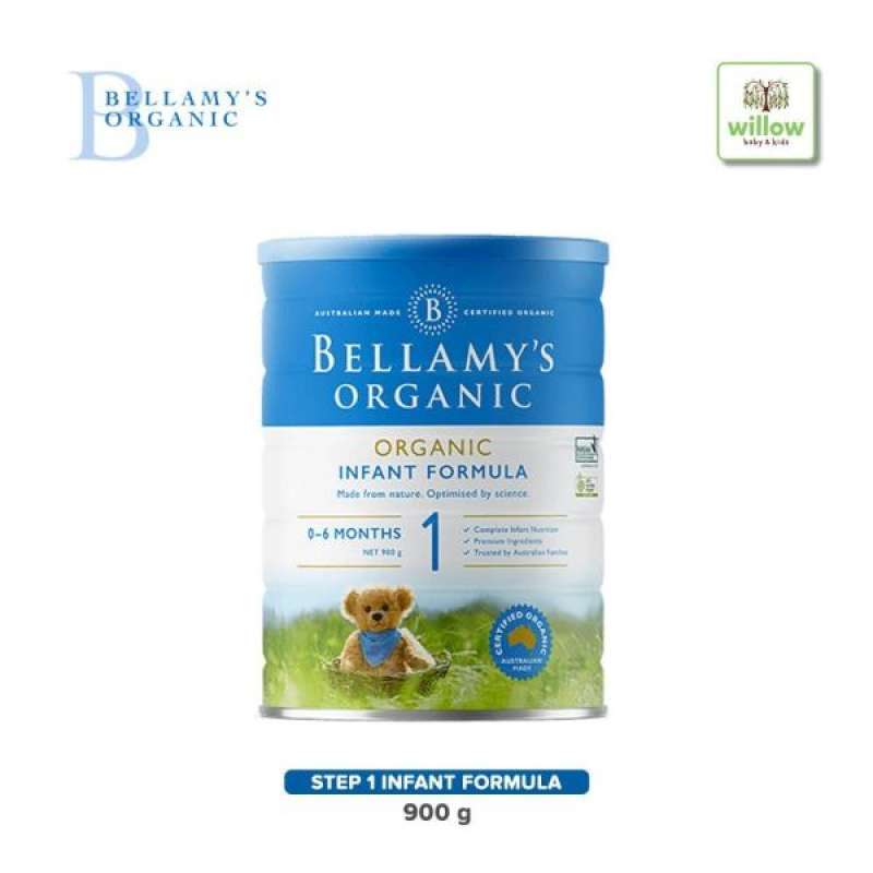 Jual Bellamys Organic Step 1 Infant Formula 900gr di Seller Willow Baby ...