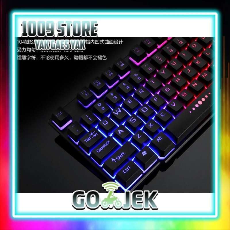 Jual Ldkai Gaming Keyboard Rgb Led Wired - R260 - Black - 19bk Di ...