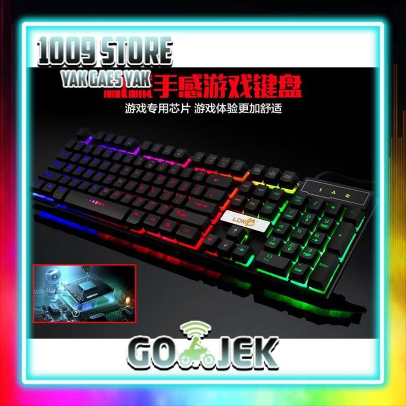 Jual Ldkai Gaming Keyboard Rgb Led Wired - R260 - Black - 19bk Di ...