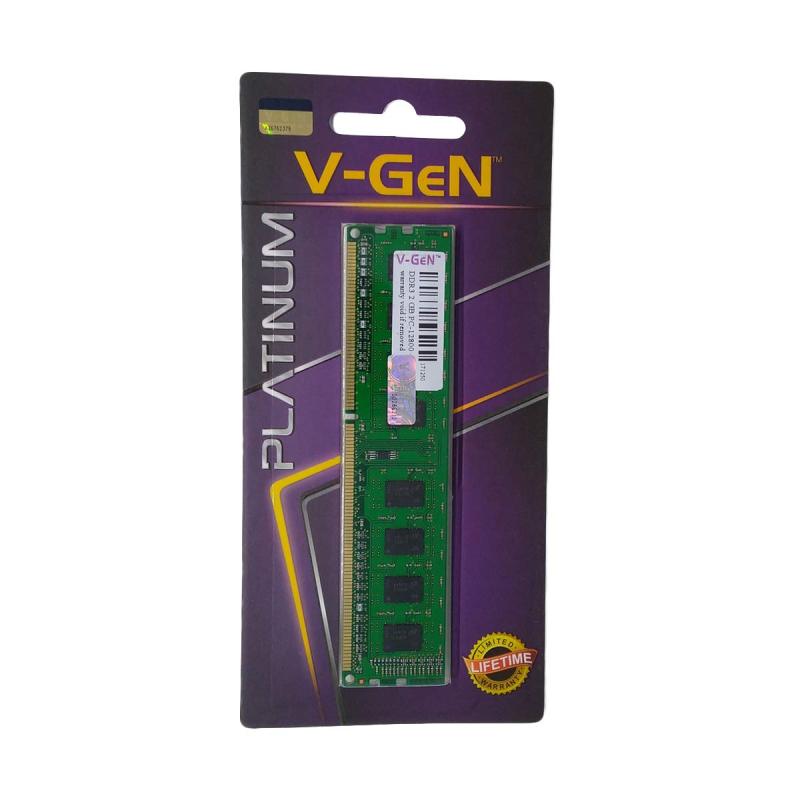 Jual V-GEN Platinum RAM PC [DDR3/ 2 GB/ PC12800/1600 Mhz] di Seller ...