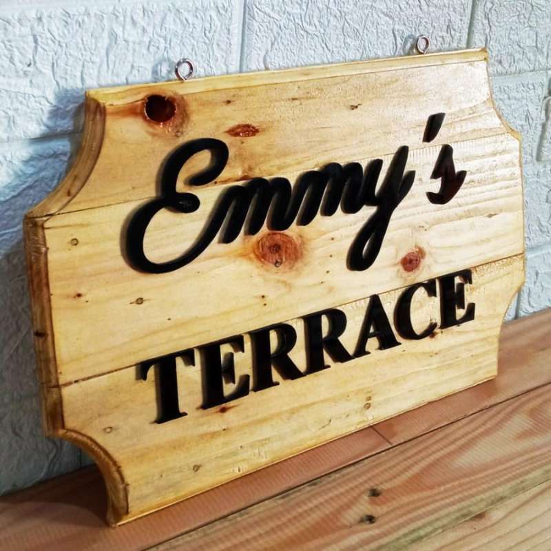 Jual Sign Board Kayu Cafe Tulisan Akrilik Gantung Di Seller Dhiras ...