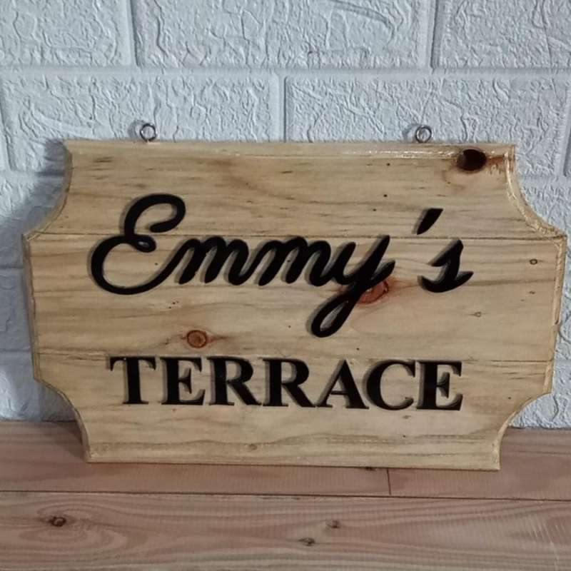 Jual Sign Board Kayu Cafe Tulisan Akrilik Gantung Di Seller Dhiras ...