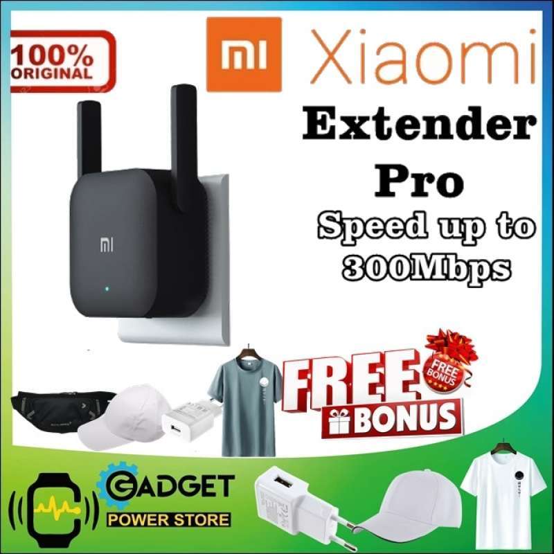 Jual Xiaomi WiFi Extender Pro Repeater 300Mbps Mi WiFi Range Extender ...