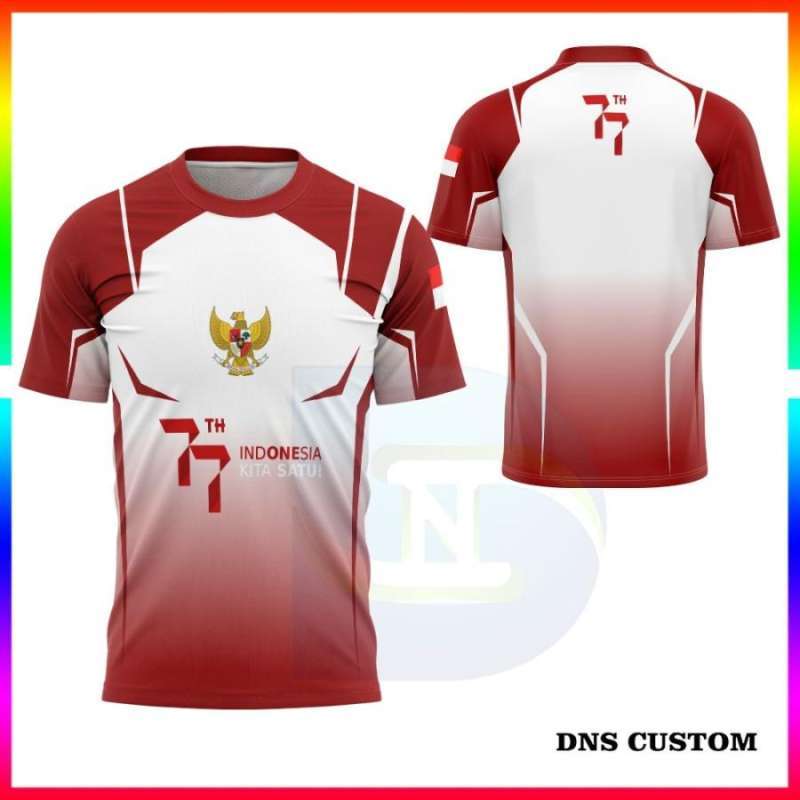 Jual Kaos T-shirt Pria 17 Agustus 2022 Indonesia Bisa HUT RI Ke 77Th Keren - XXL - Merah Putih ...