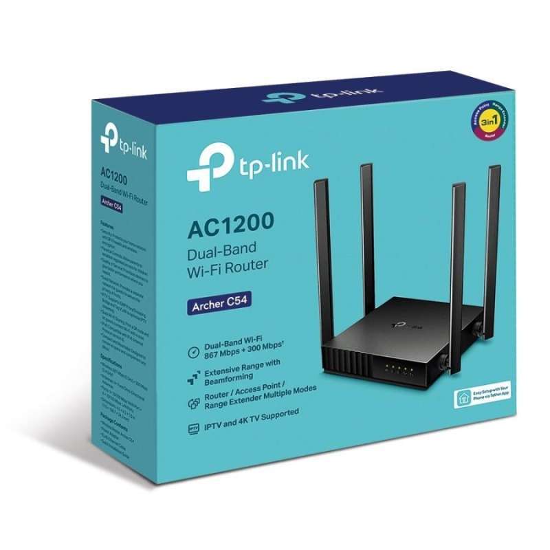Jual TP-LINK Archer C54 AC1200 Dual-Band Wi-Fi Router C 54 di Seller ...