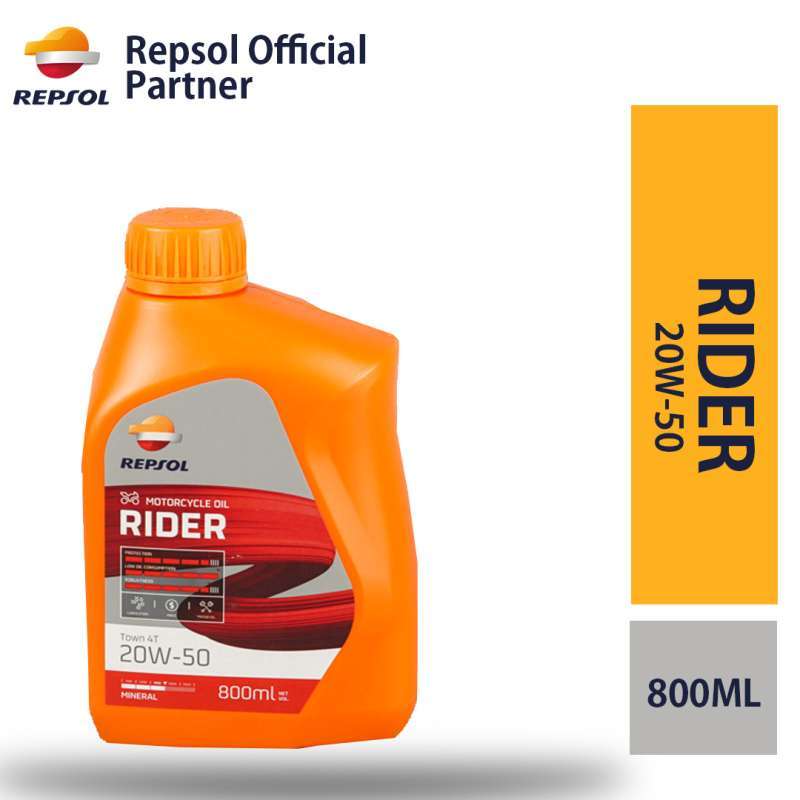 Jual Repsol RIDER 20W50-API SL MA2 800ML di Seller Repsol Jabar ...