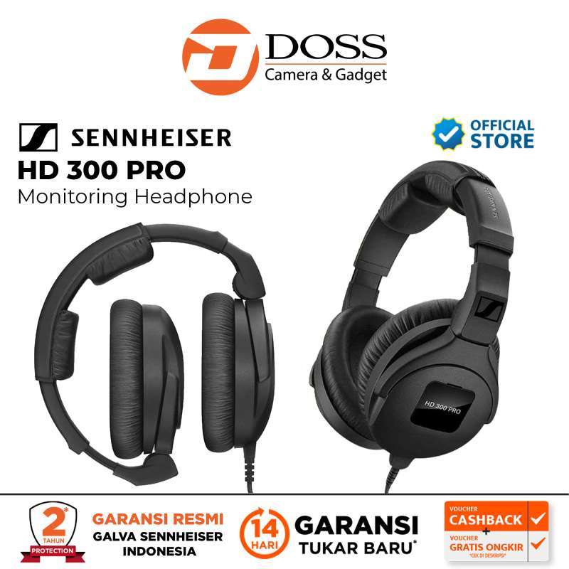 Jual Sennheiser HD 300 PRO Professional Monitoring Headphone di Seller ...