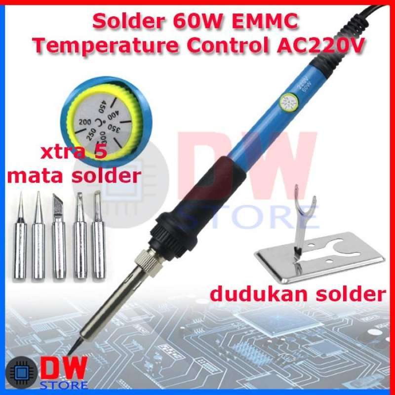 Jual Solder 60W EMMC 60 W with Temperature Control 220V Tipe: 806 di ...