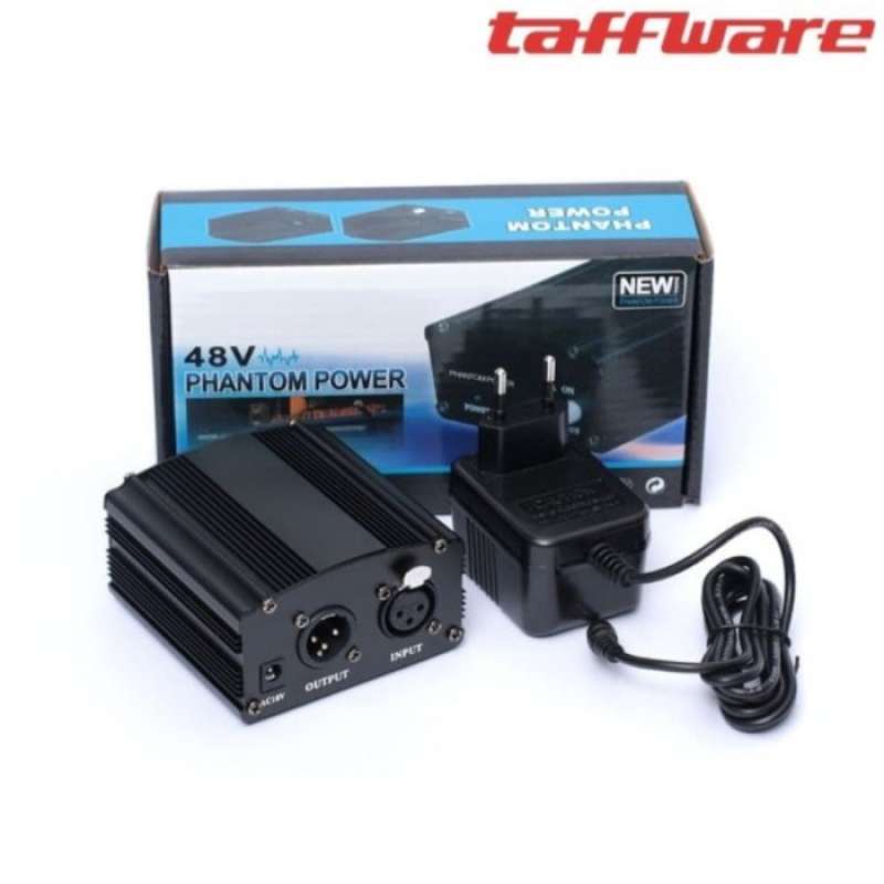 Jual Phantom Power Supply 48V Untuk Microphone Condenser 1 Channel ...